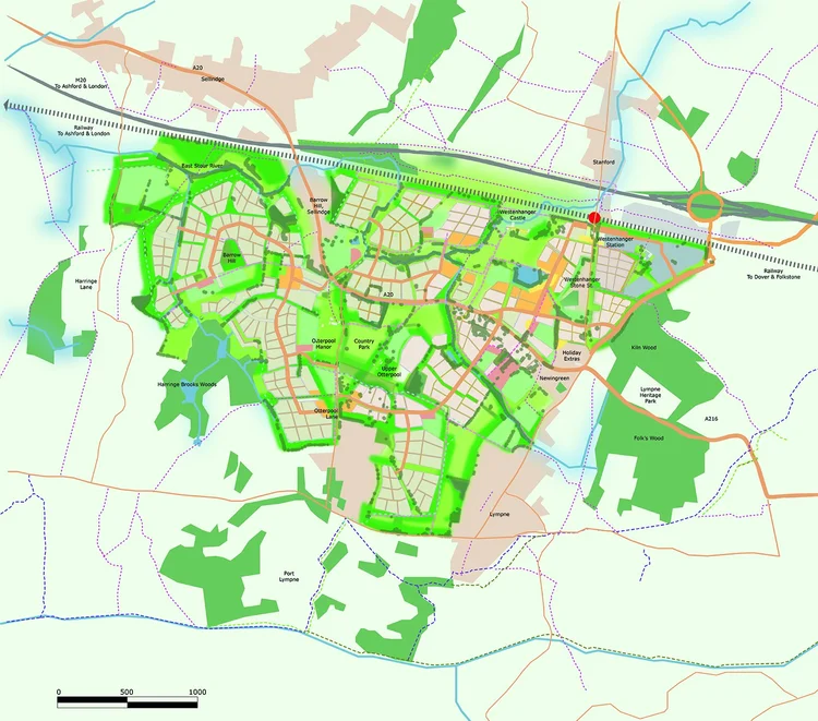 Masterplan-housing-Otterpool-Garden Town-Kent-CT21 — Place 54 ARCHITECTS
