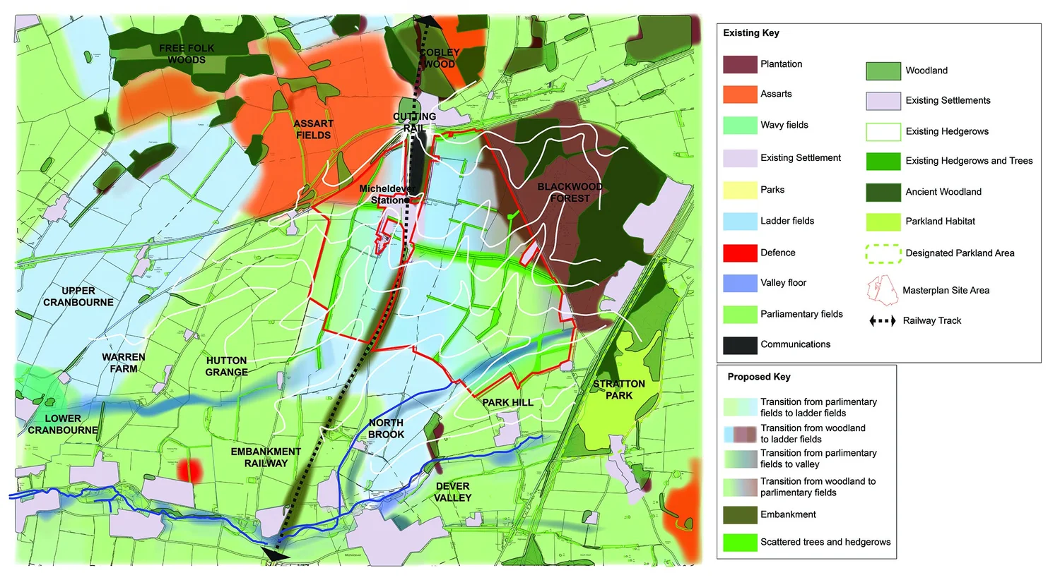 Masterplan -housing- Micheldever Station-Hampshire-SO21 — Place 54 ...