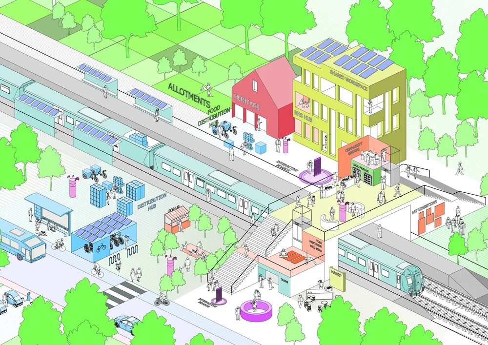 Masterplan-sustainable-new settlement-mixed use — Place 54 ARCHITECTS