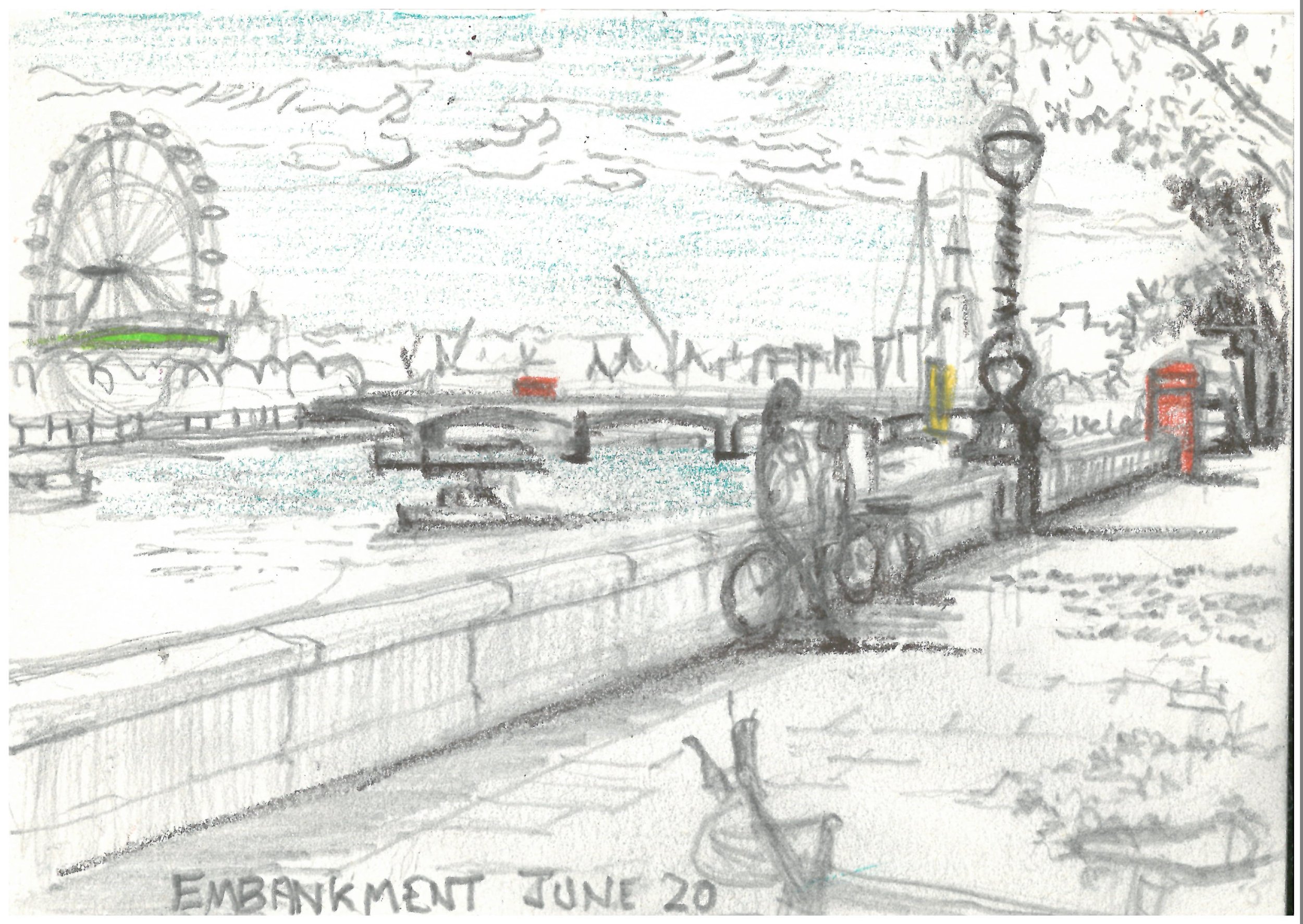 Sketching London River Thames — Place 54 ARCHITECTS