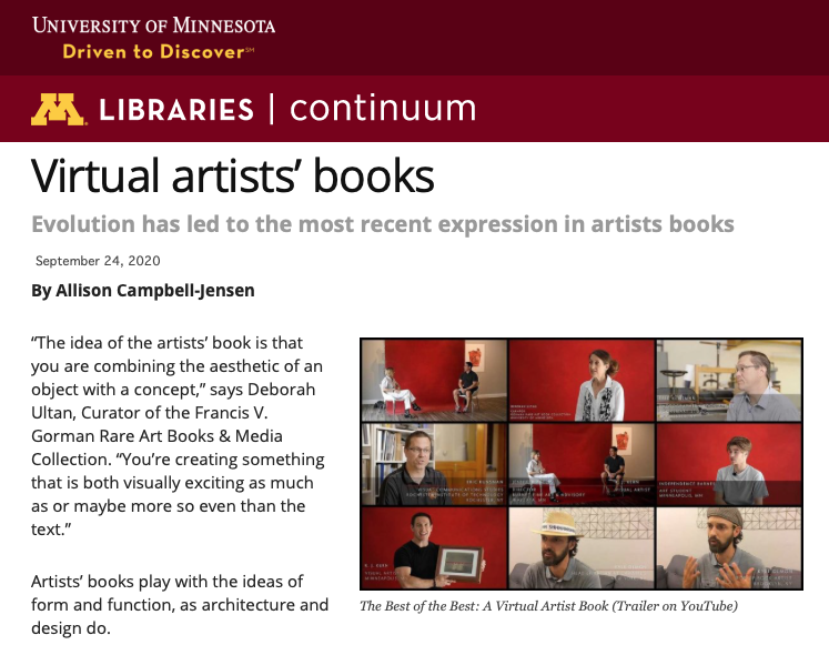 The Best of the Best: A Virtual Artist Book — R. J. KERN