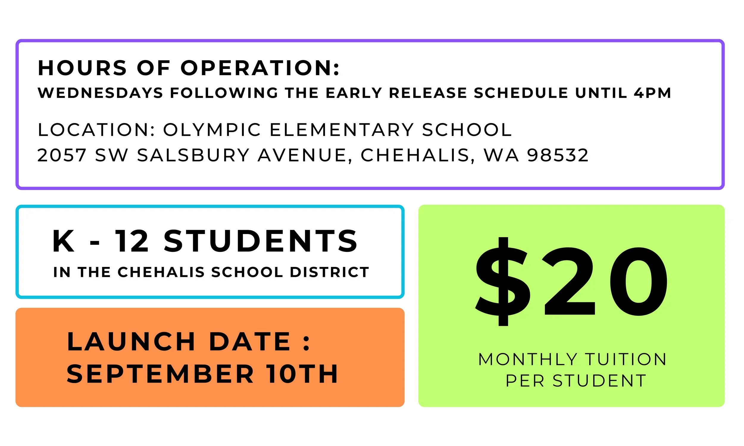 Wednesday After School Program — Bethel Church