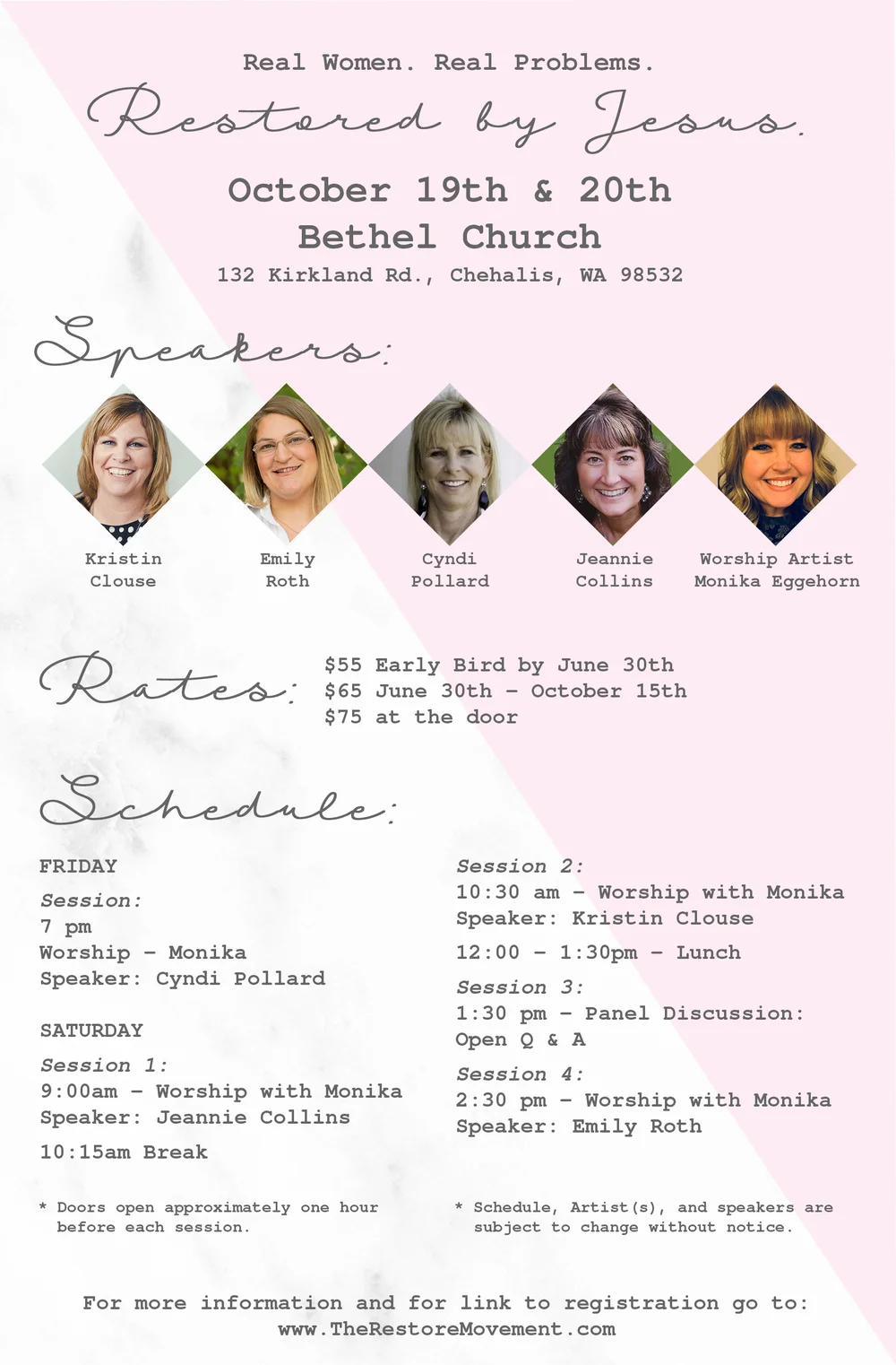 Restore Conference — Bethel Church