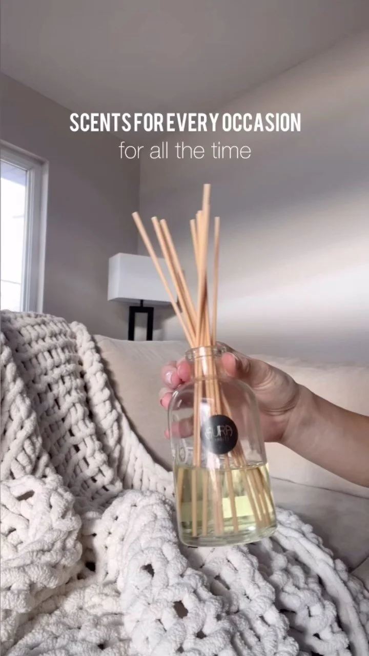 FRESH REED DIFFUSER (green tea + lemon) — AURA CANDLES