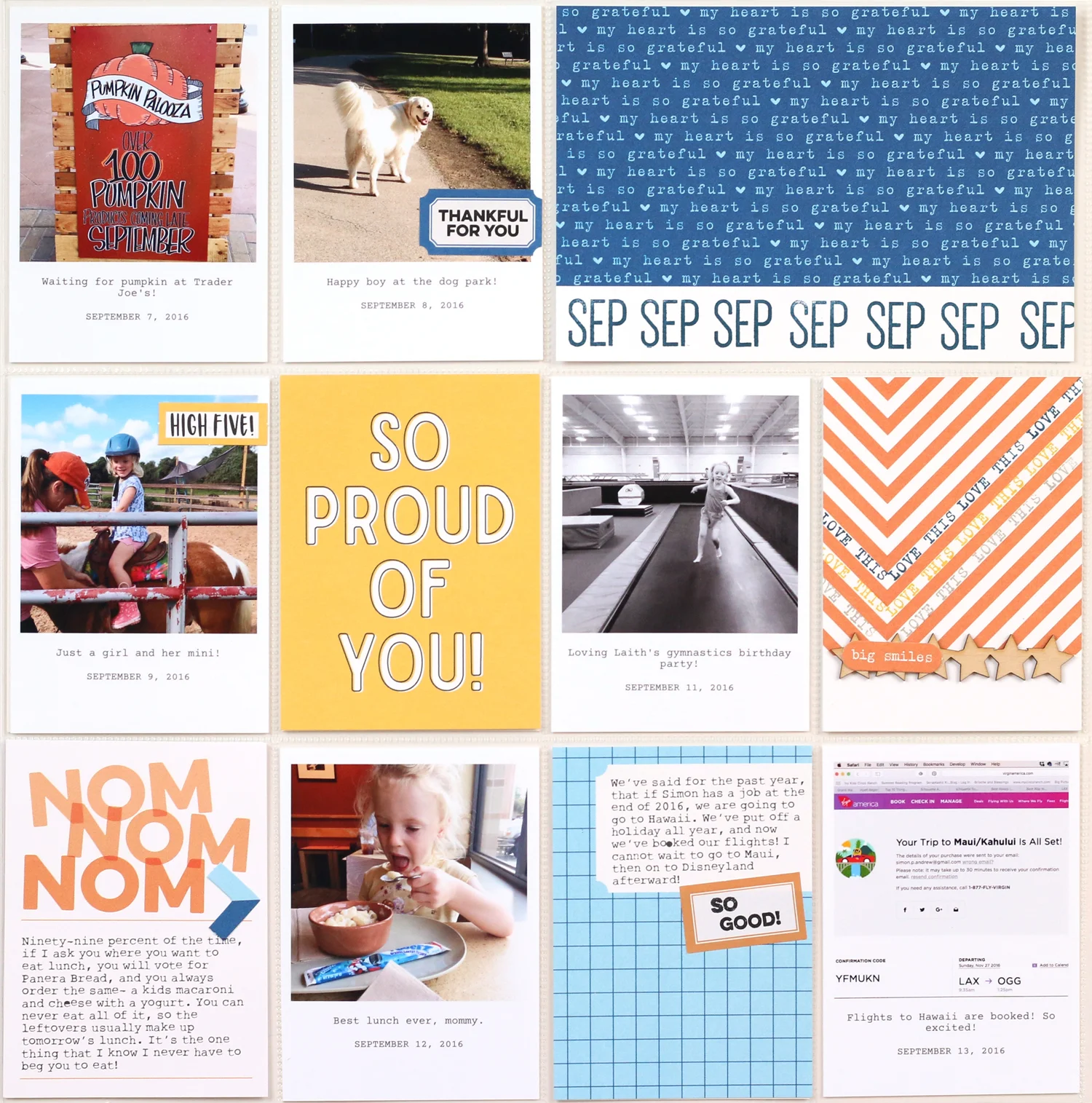 September Pocket Pages Using the New Elle's Studio Kit! — Meghann ...