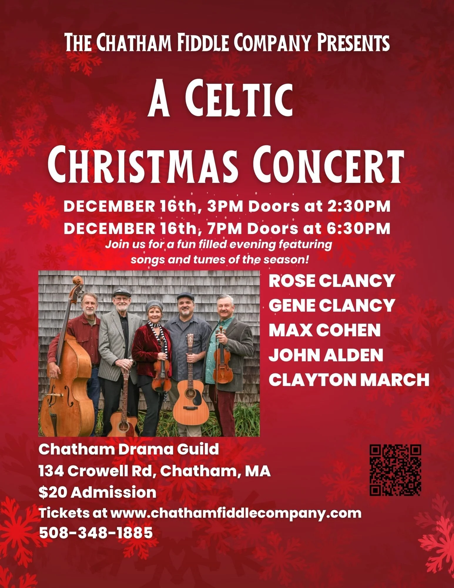 Upcoming Concerts — The Chatham Fiddle Company