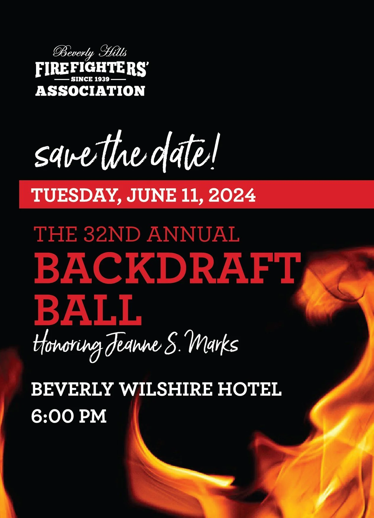 The Backdraft Ball is June 9th — Beverly Hills Firefighters' Association