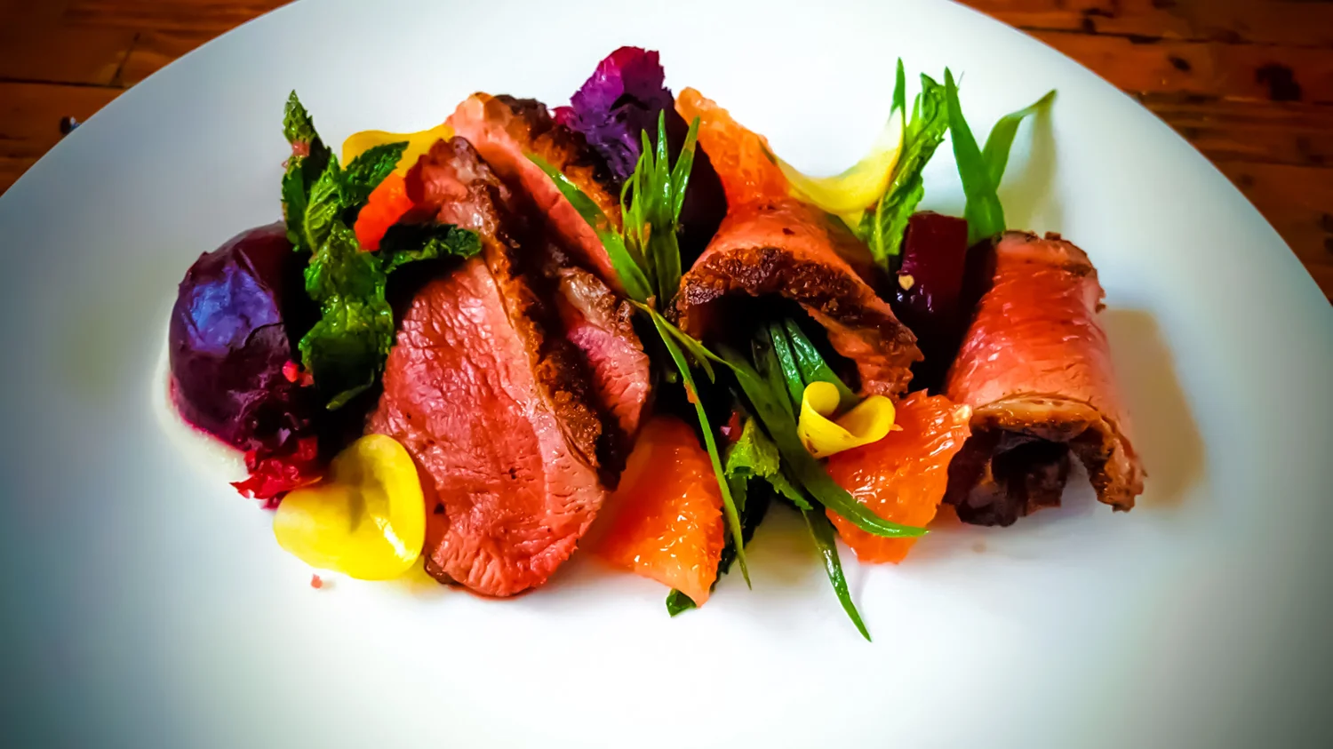Family Meal — Roast Duck Breast, Beets 2-Ways, Parsnip Puree ...