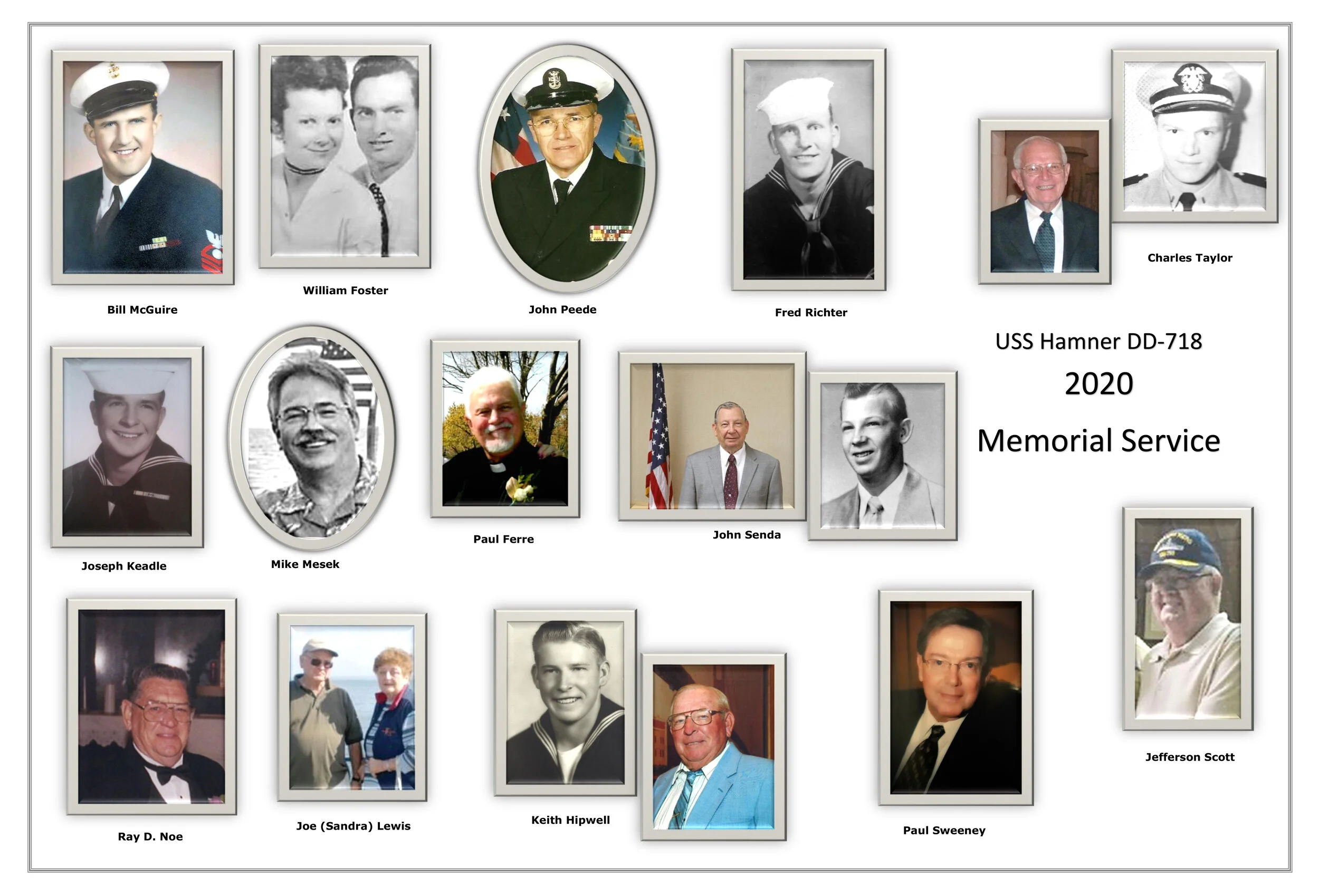Memorial Page — USS Hamner DD718 Association INC
