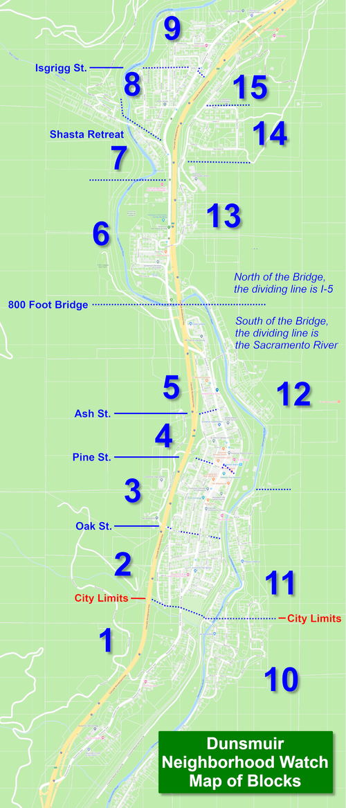 Neighborhood Watch — City of Dunsmuir