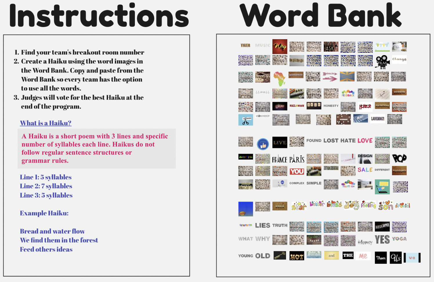 Random Word Poetry — Knowmium: The Un-Training Consultancy