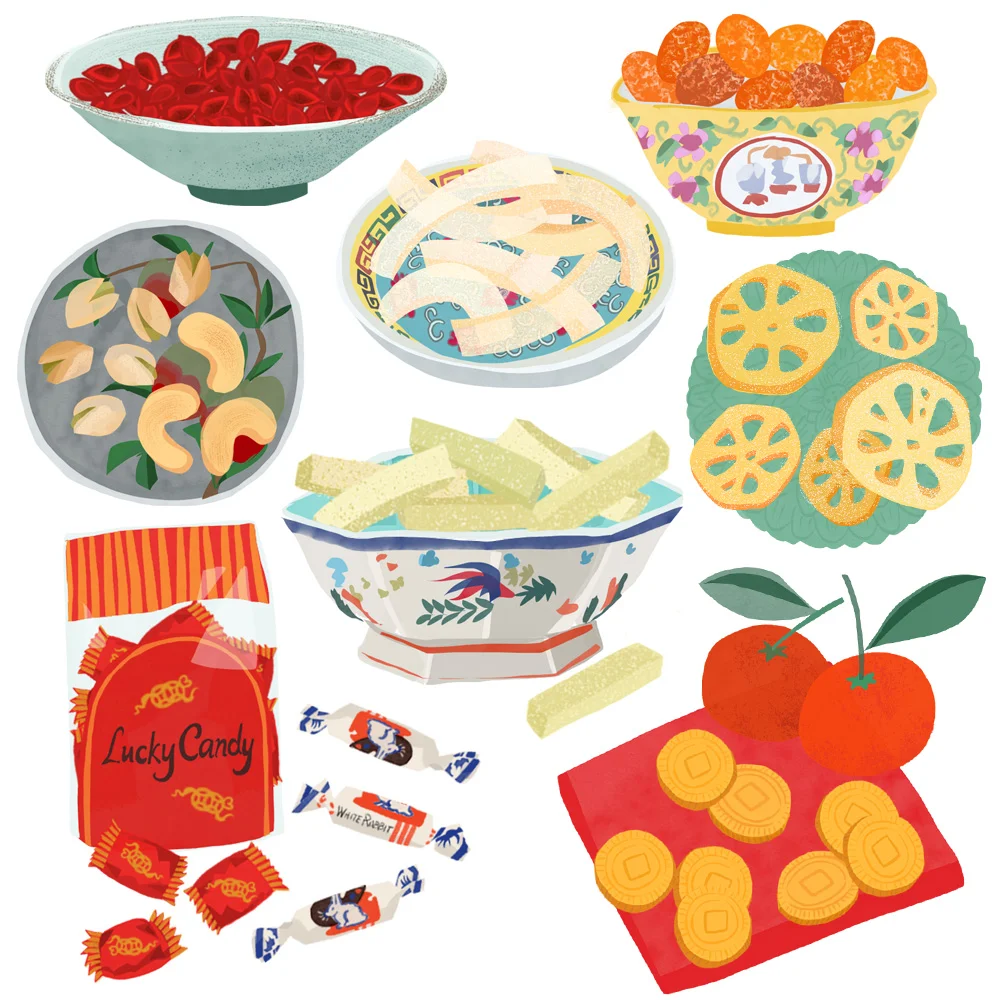 Chinese New Year Food Clipart