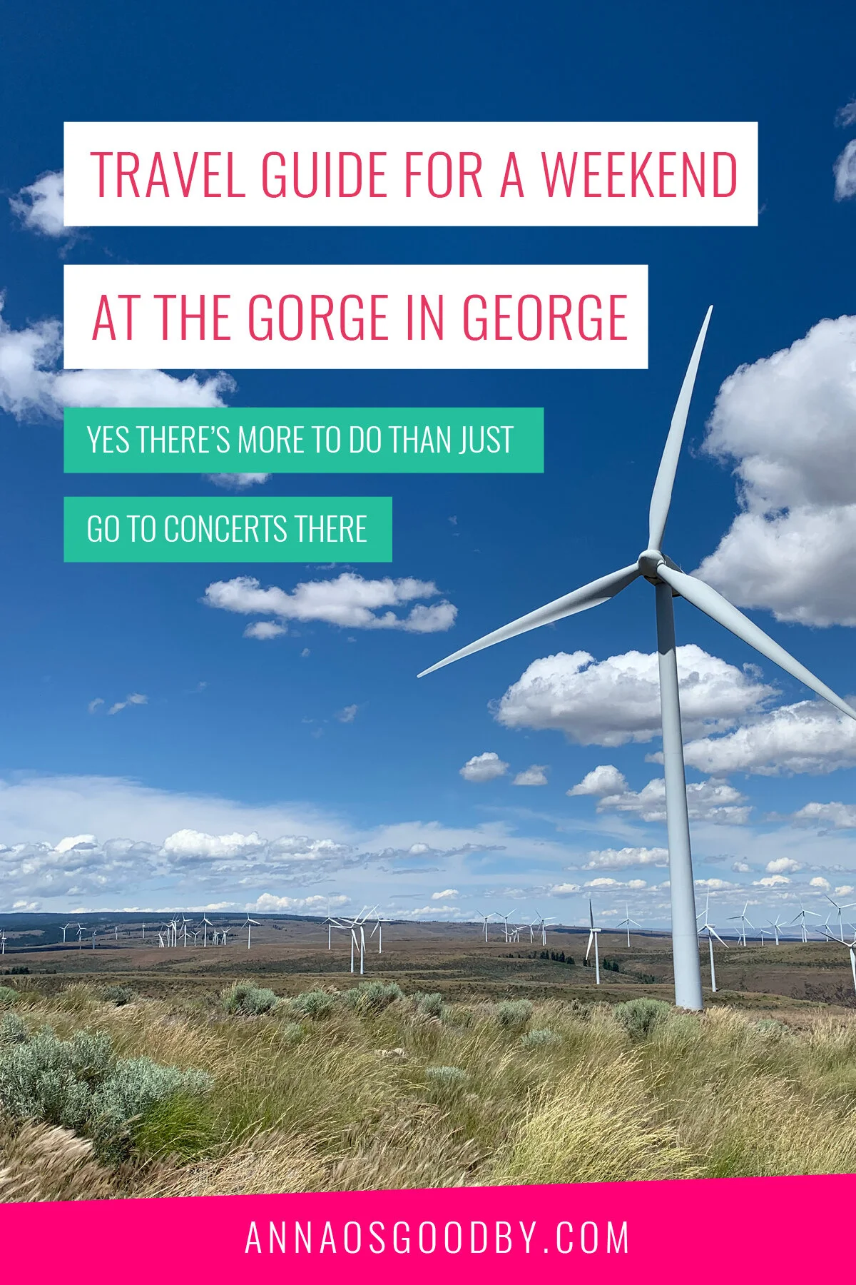 Travel Guide for a Weekend at the Gorge in George -- Yes, There's More ...