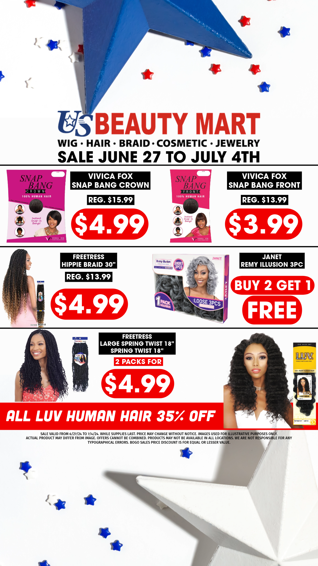 SALES — US Beauty Mart