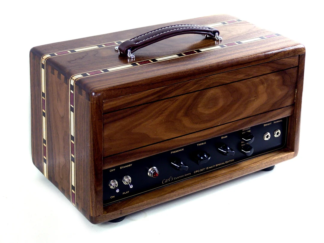 Custom Made Wooden Amp Heads