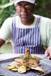 At the Stove with Chef Ricky Moore: Griddled Fish Collars — Bit & Grain