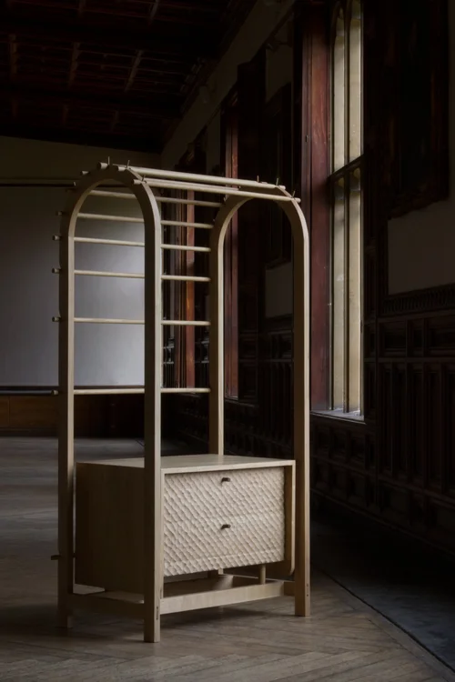 'Simple' Oak Clothes Rail [Wooden] — Konk - Custom Handmade Furniture