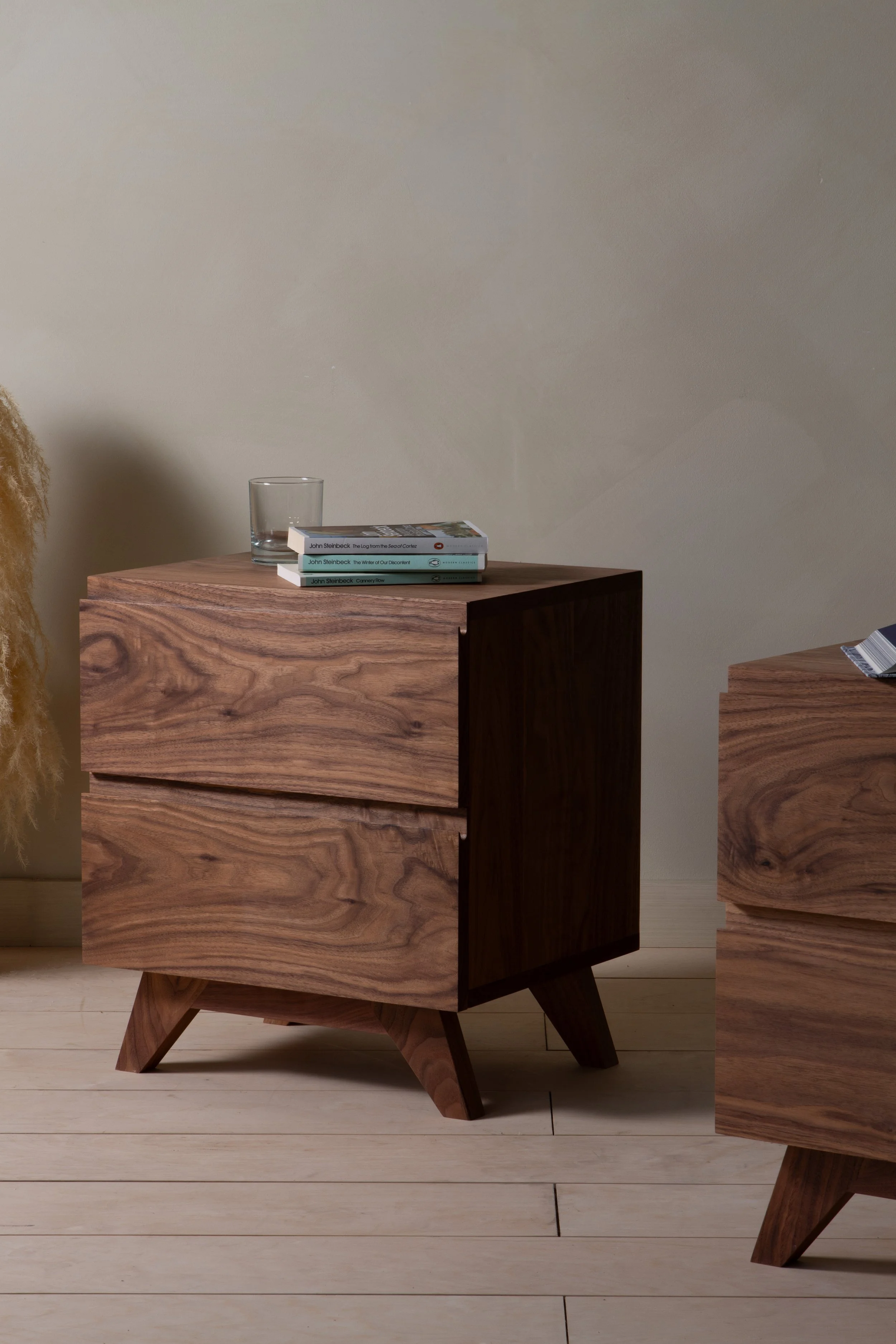 Boonk! Bedside Table [Walnut] — Konk - Custom Handmade Furniture