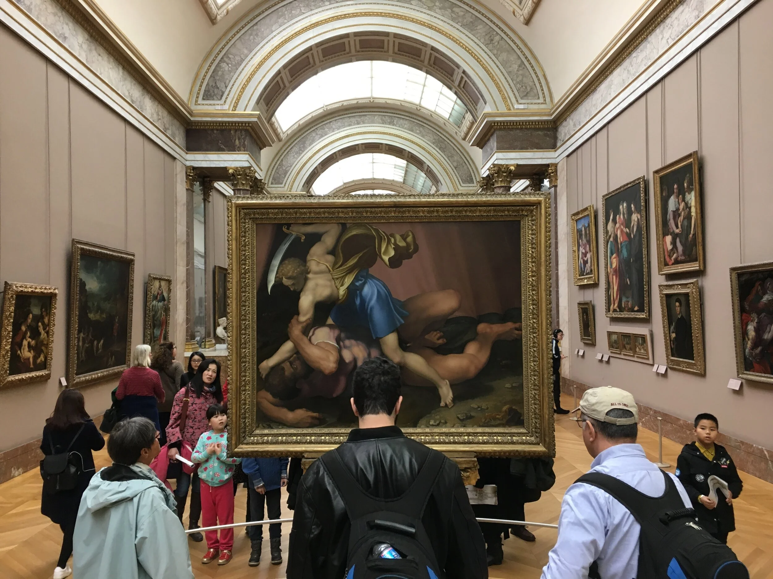 David And Goliath Painting Louvre