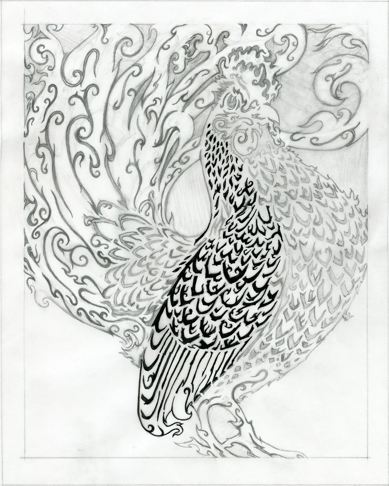 Original Sarimanok Drawing