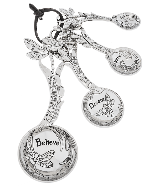 Silver Measuring Spoons 4 pc. Set Ganz — Studio 24E - Individual Style...