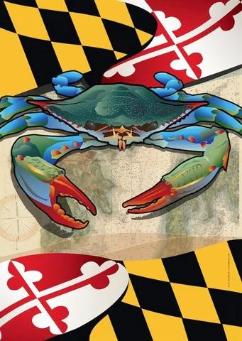 Blue Crab Flags