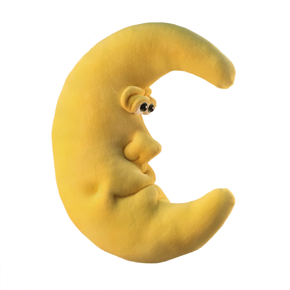 "Moon Man" Yellow Mobile Decor / Yellow | Celestial Collection, Plush ...