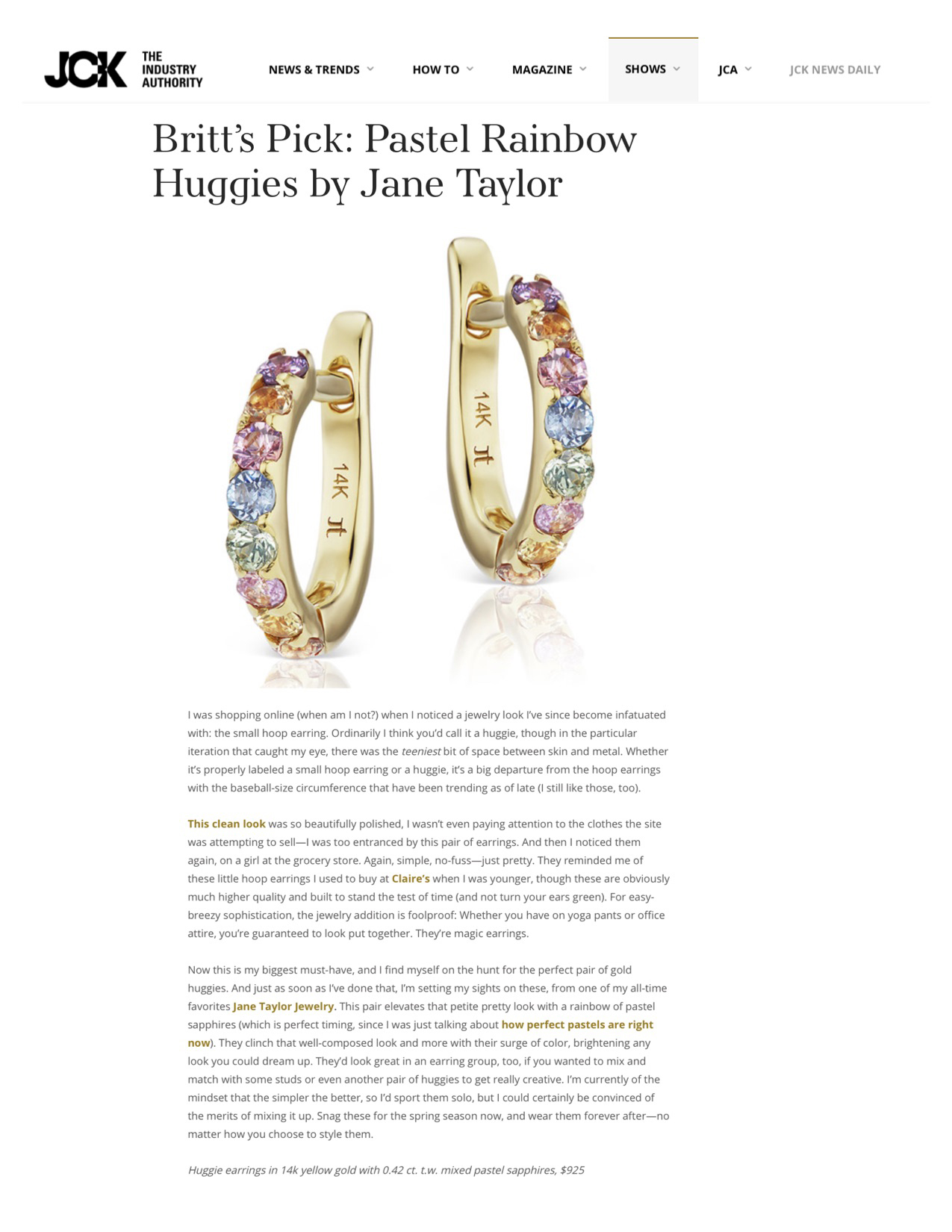 Jane Taylor Jewelry