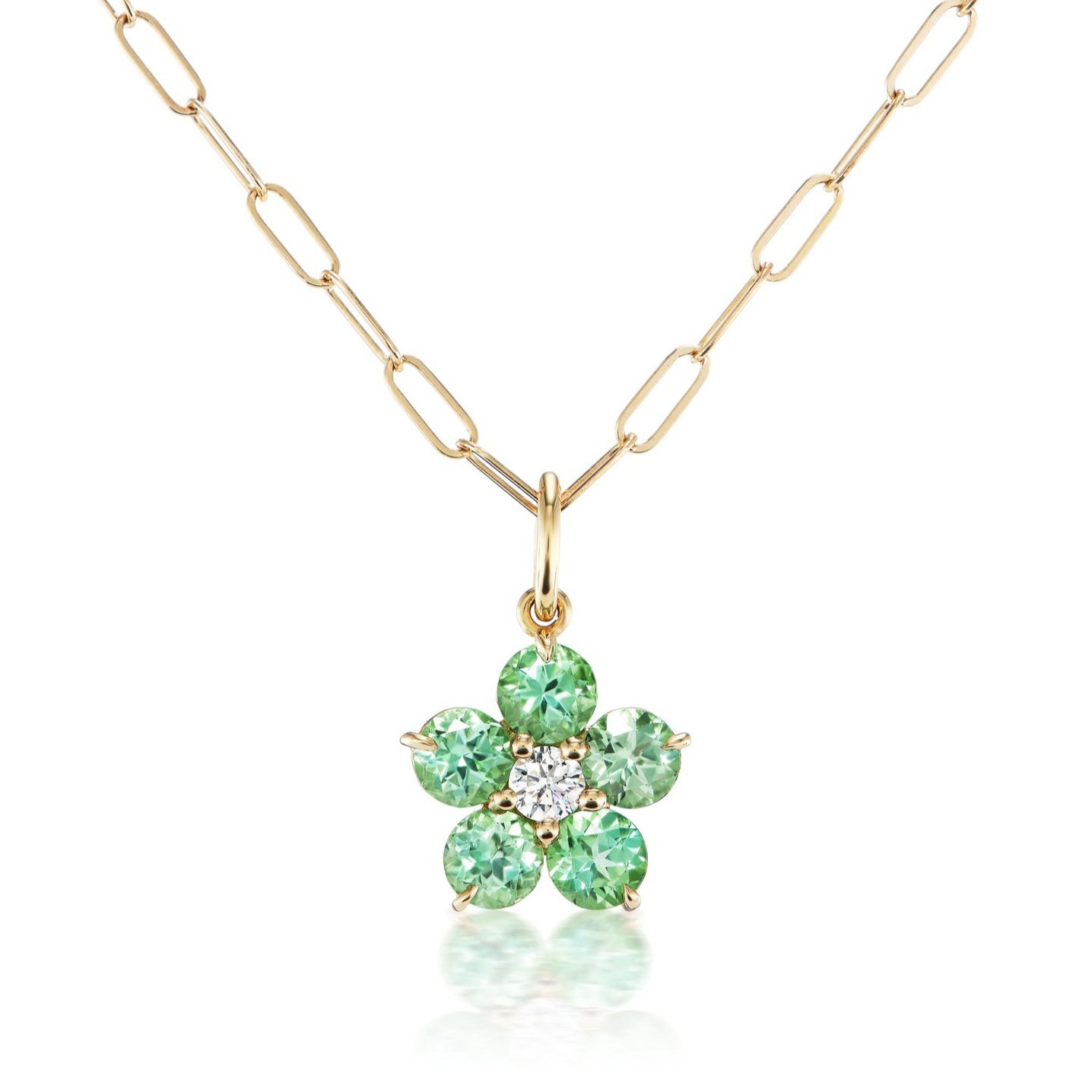 Green Diamond Necklace