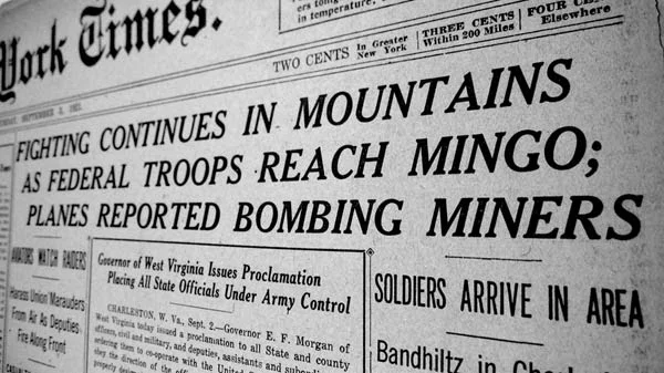 Press Inquiries + Media Archive — West Virginia Mine Wars Museum