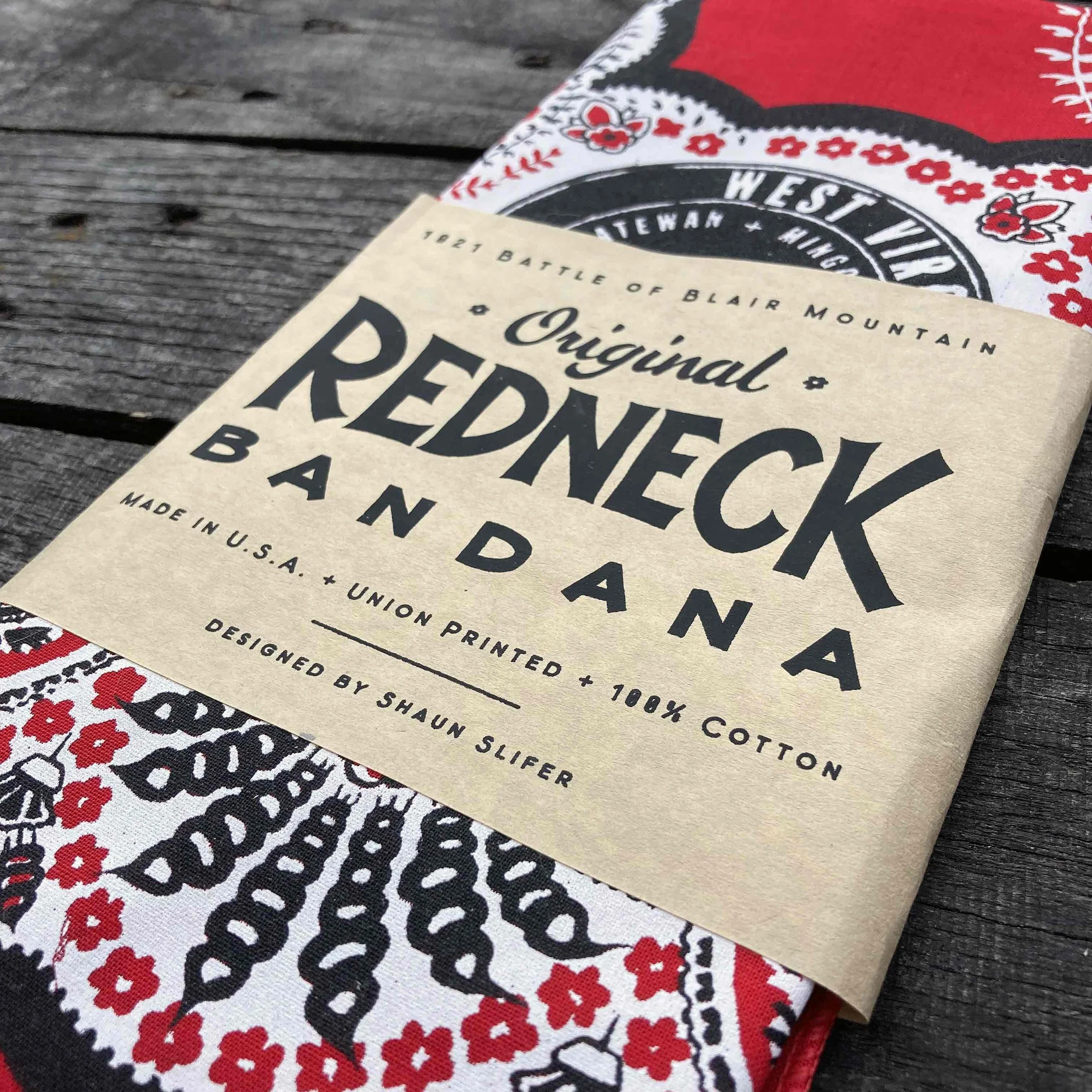 Original Redneck Bandana — West Virginia Mine Wars Museum