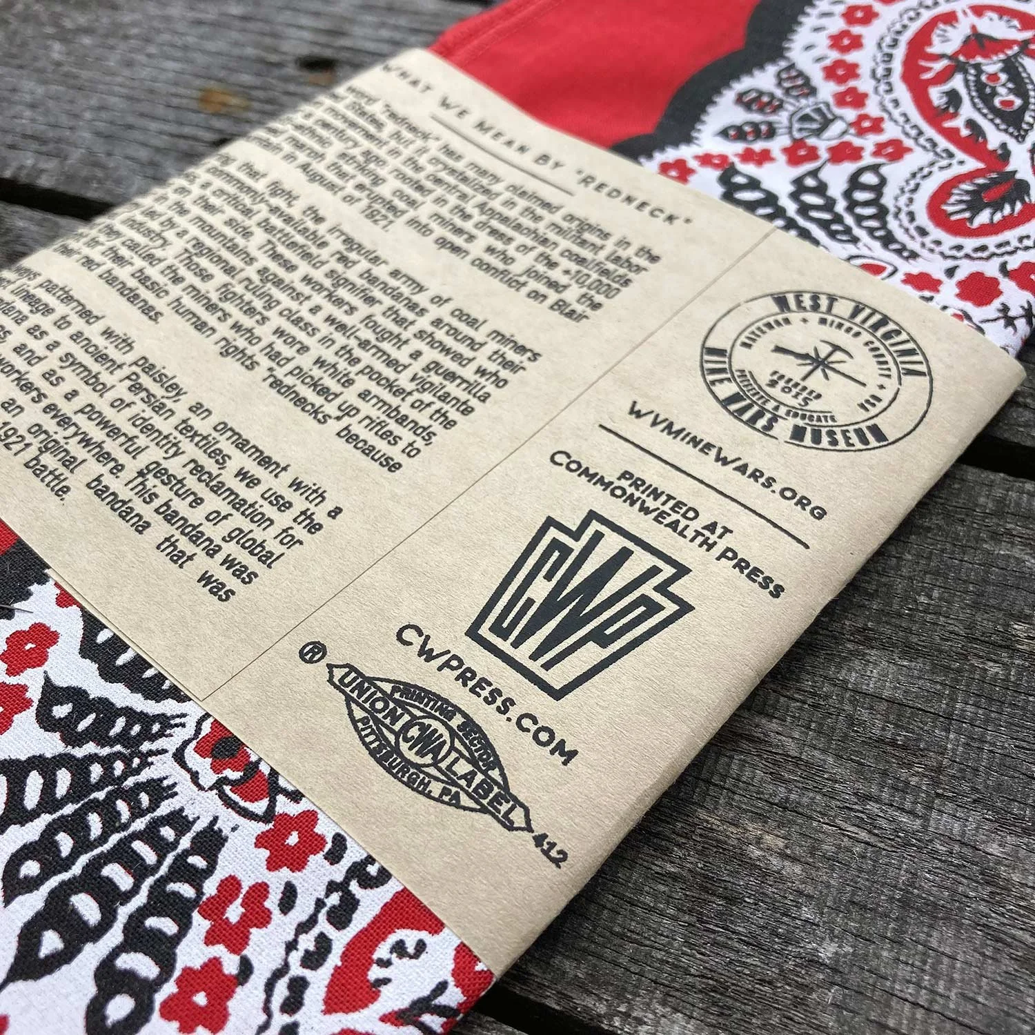Original Redneck Bandana — West Virginia Mine Wars Museum