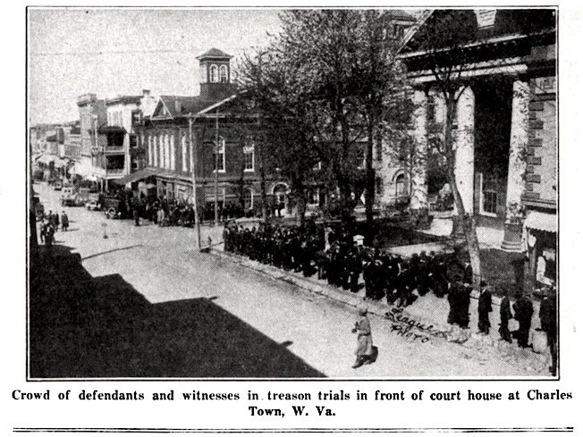 In August 1921, an estimated 15,000 coal miners and their allies ...