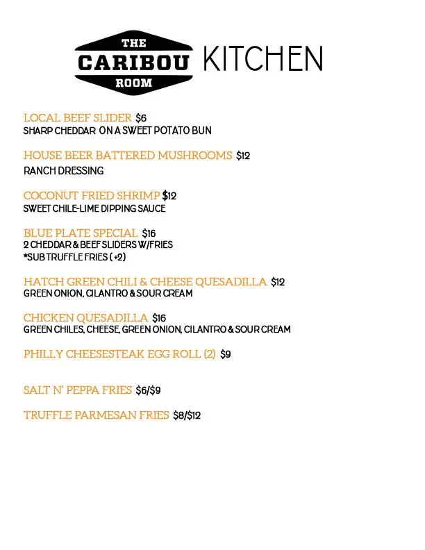 Dining — The Caribou Room