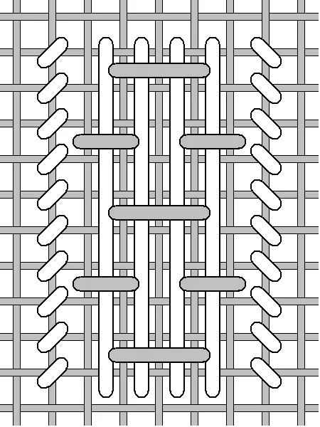 A Stitch for Columns — Bristly Thistle