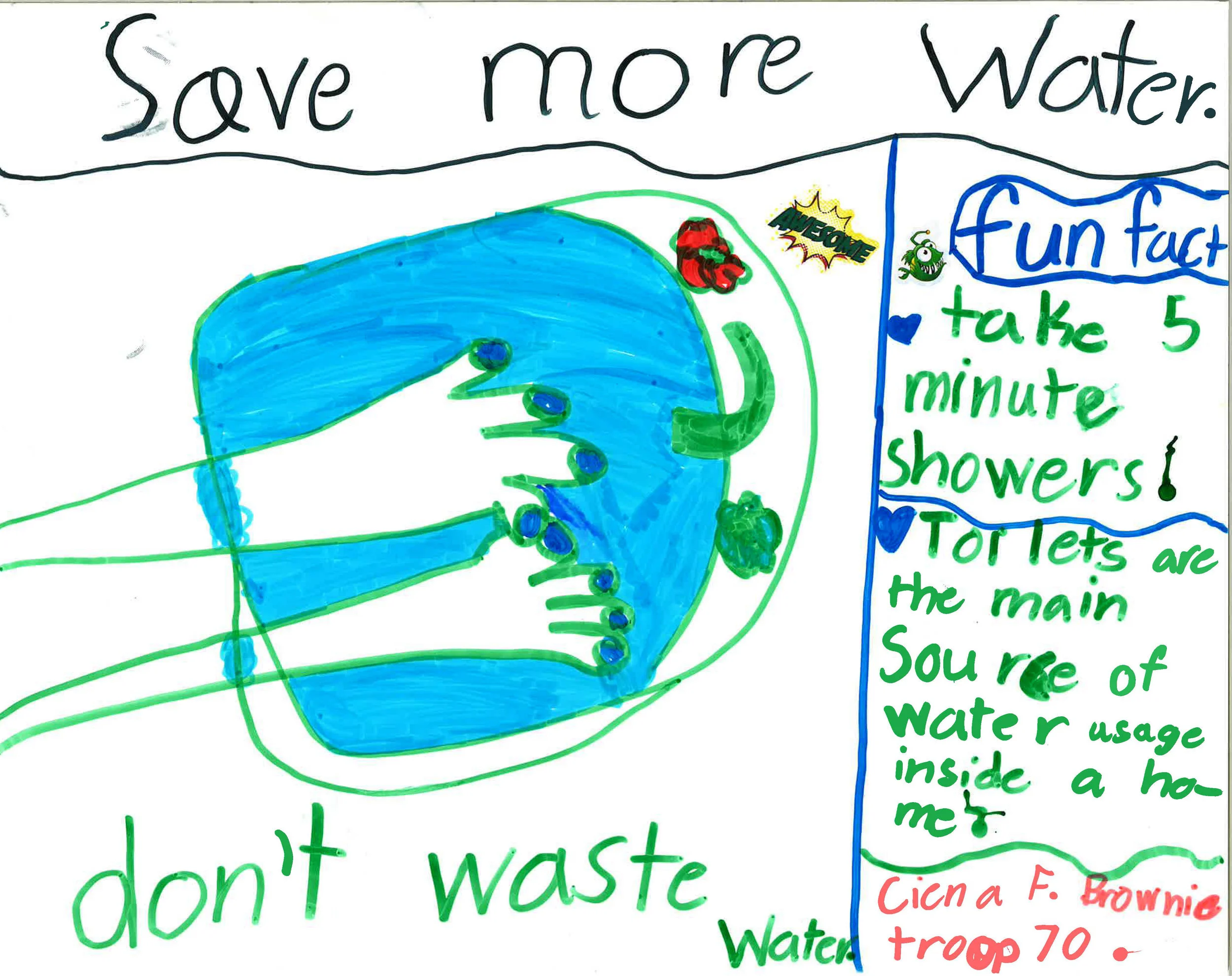 5 Ways To Save Water Poster - Infoupdate.org
