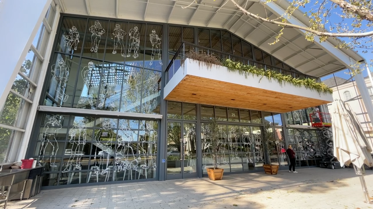 Little Saint Installation /// Healdsburg Walking By /// Alice Sutro