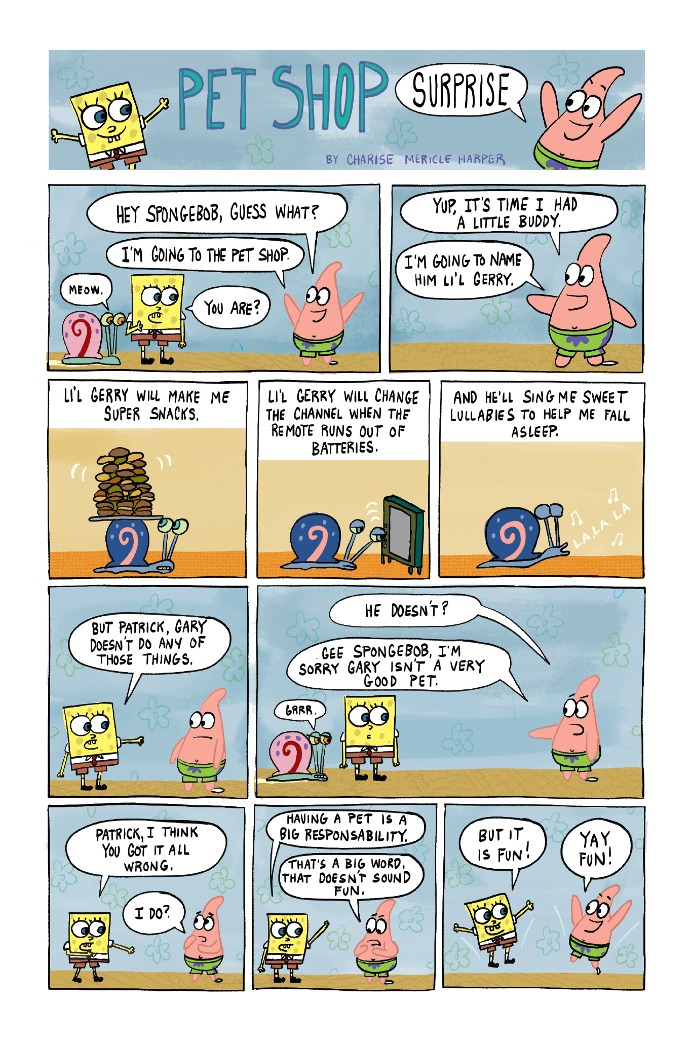 Spongebob Comic Strips