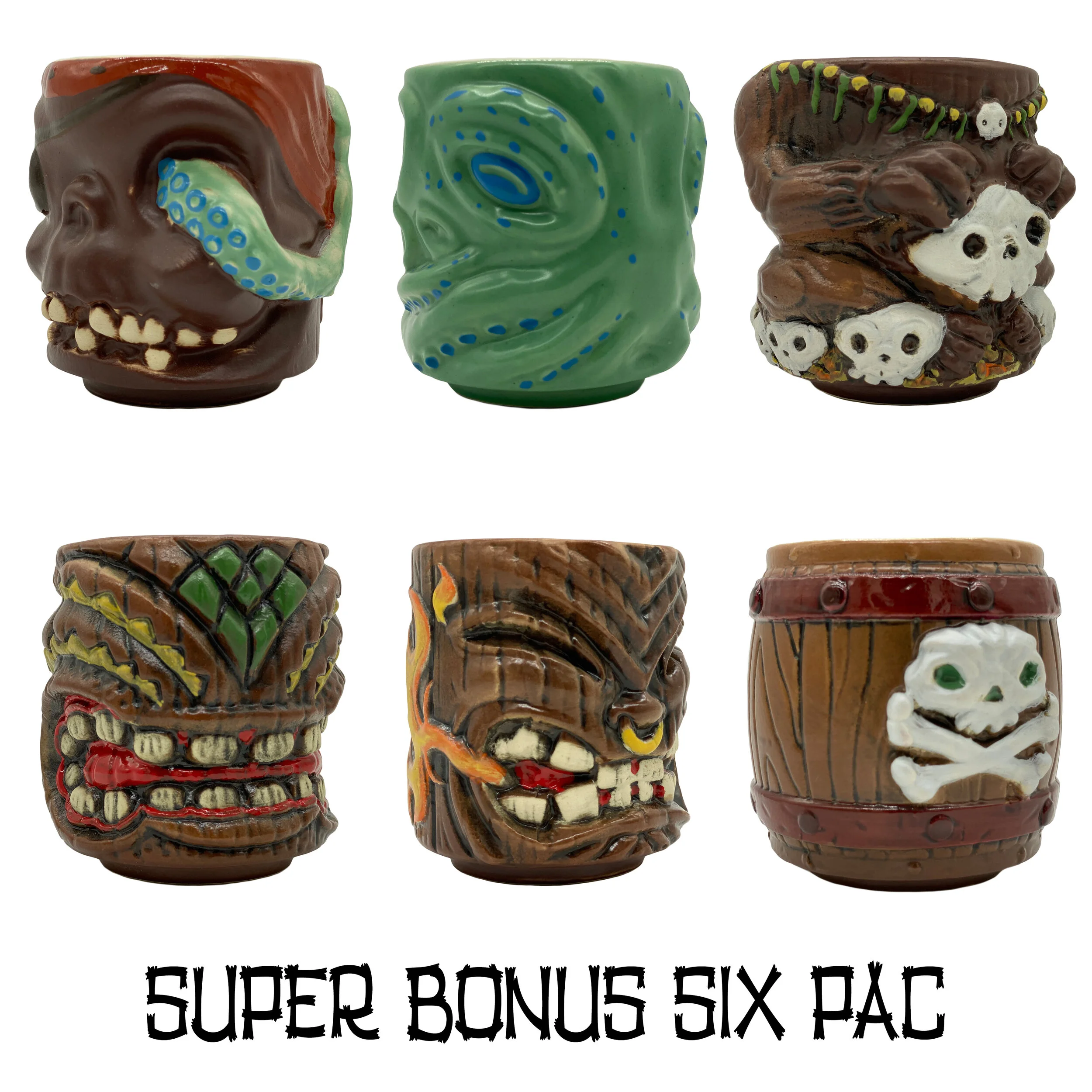 Stacker Mugs - The Pirate Island with Kraken Series — MUNKTIKI