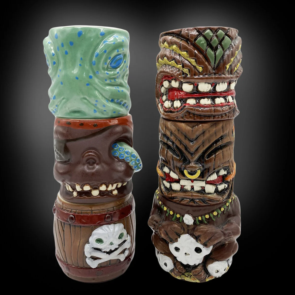 Stacker Mugs - The Pirate Island with Kraken Series — MUNKTIKI