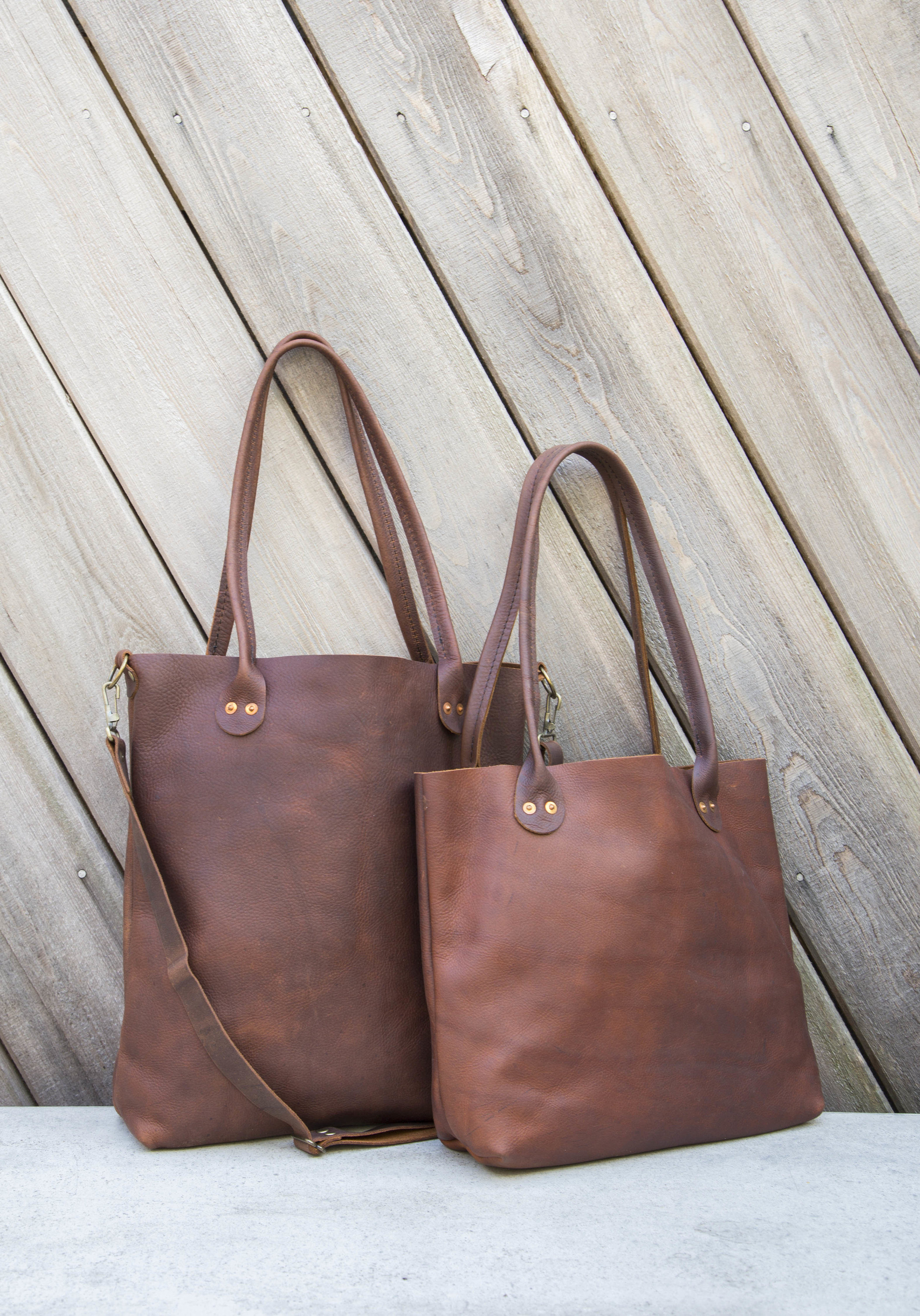 Porter and Rustic Totes — Hawks & Doves