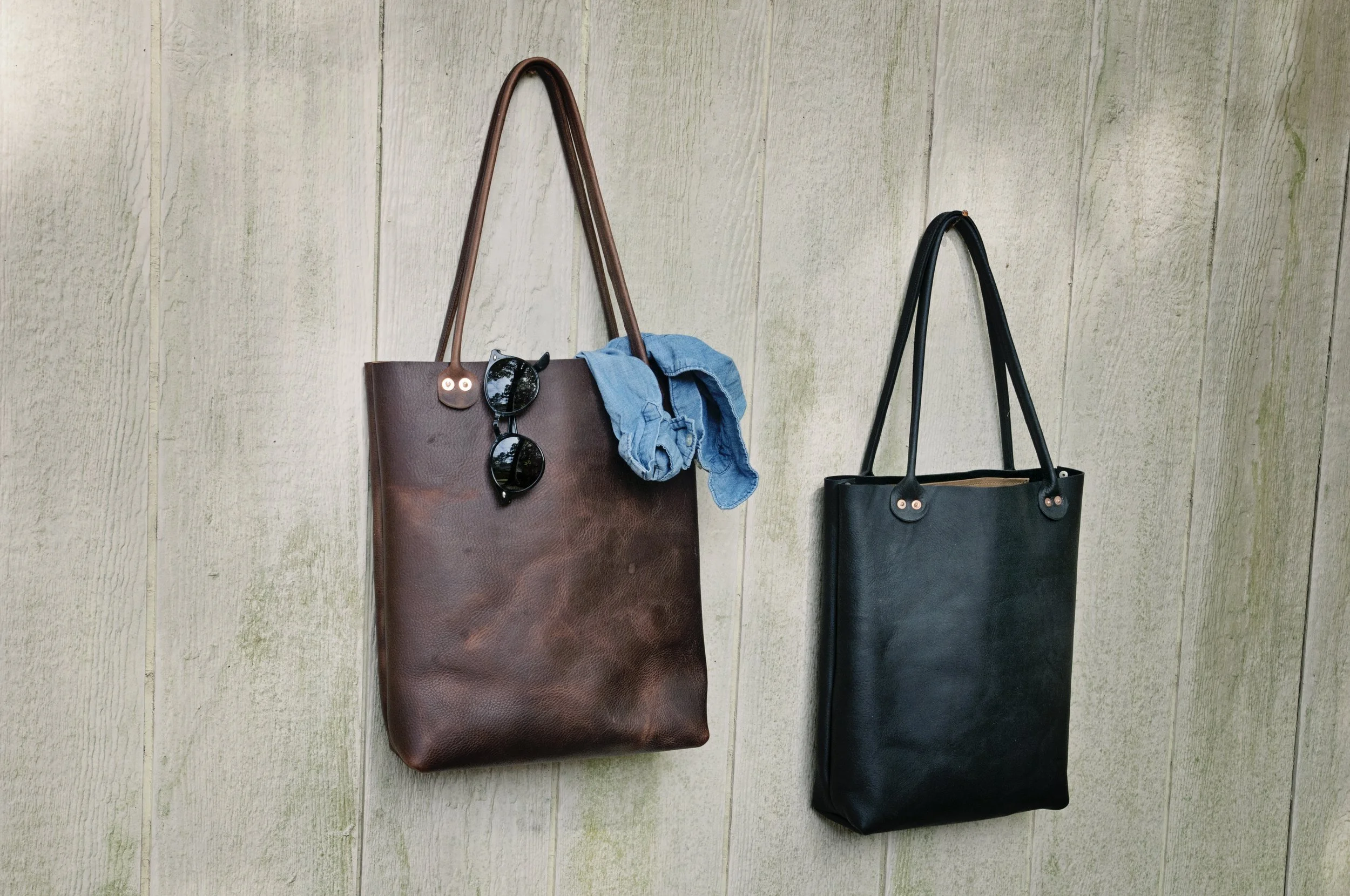 Porter and Rustic Totes — Hawks & Doves