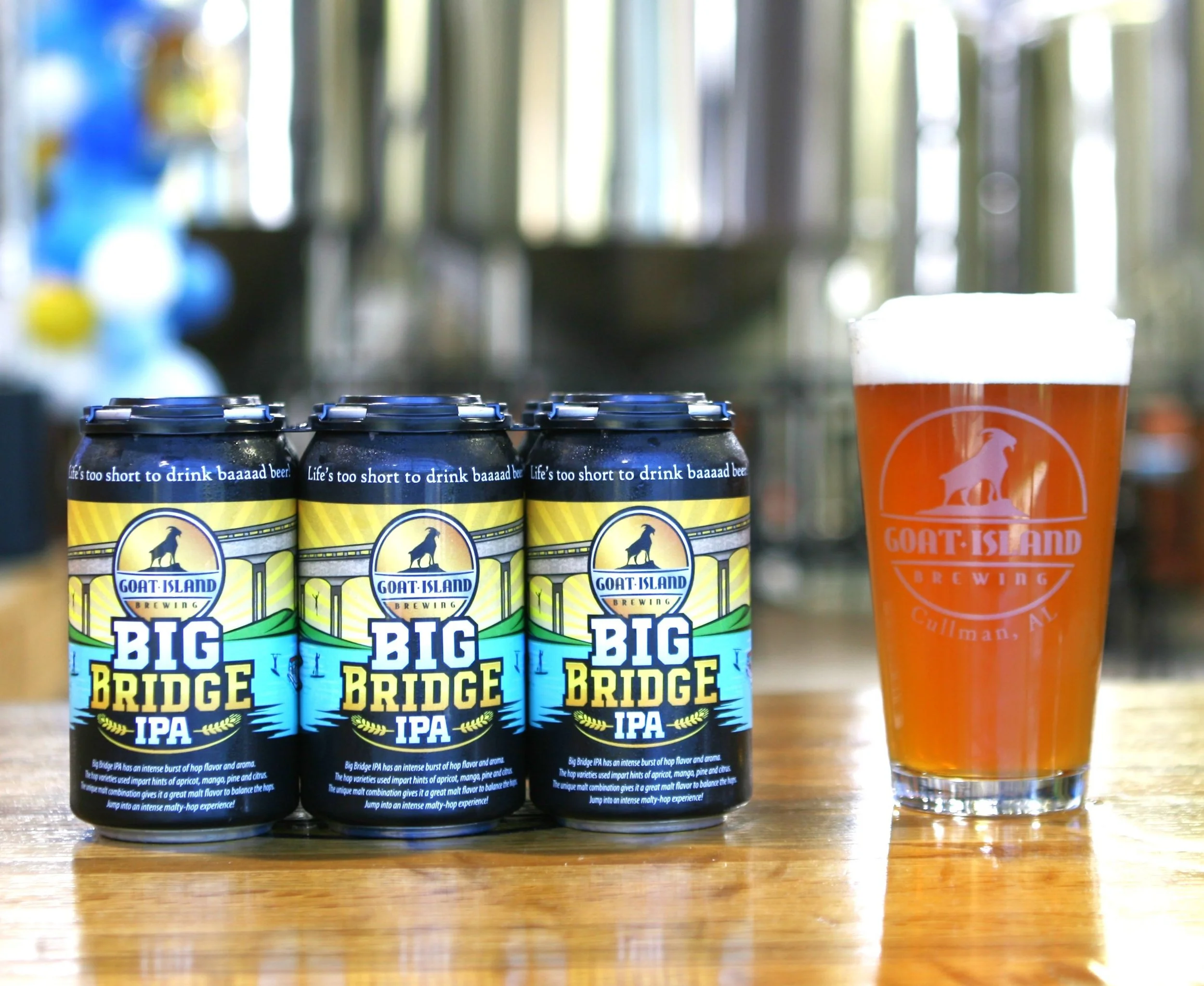 Shop Goat Island Beers Cullman, Alabama | Goat Island Brewing™