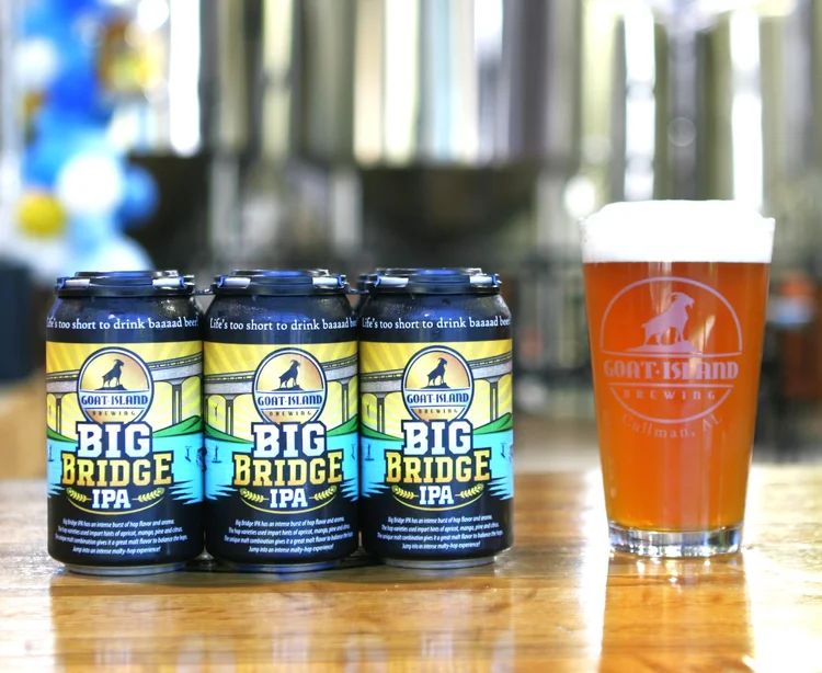 Shop Goat Island Beers Cullman, Alabama | Goat Island Brewing™