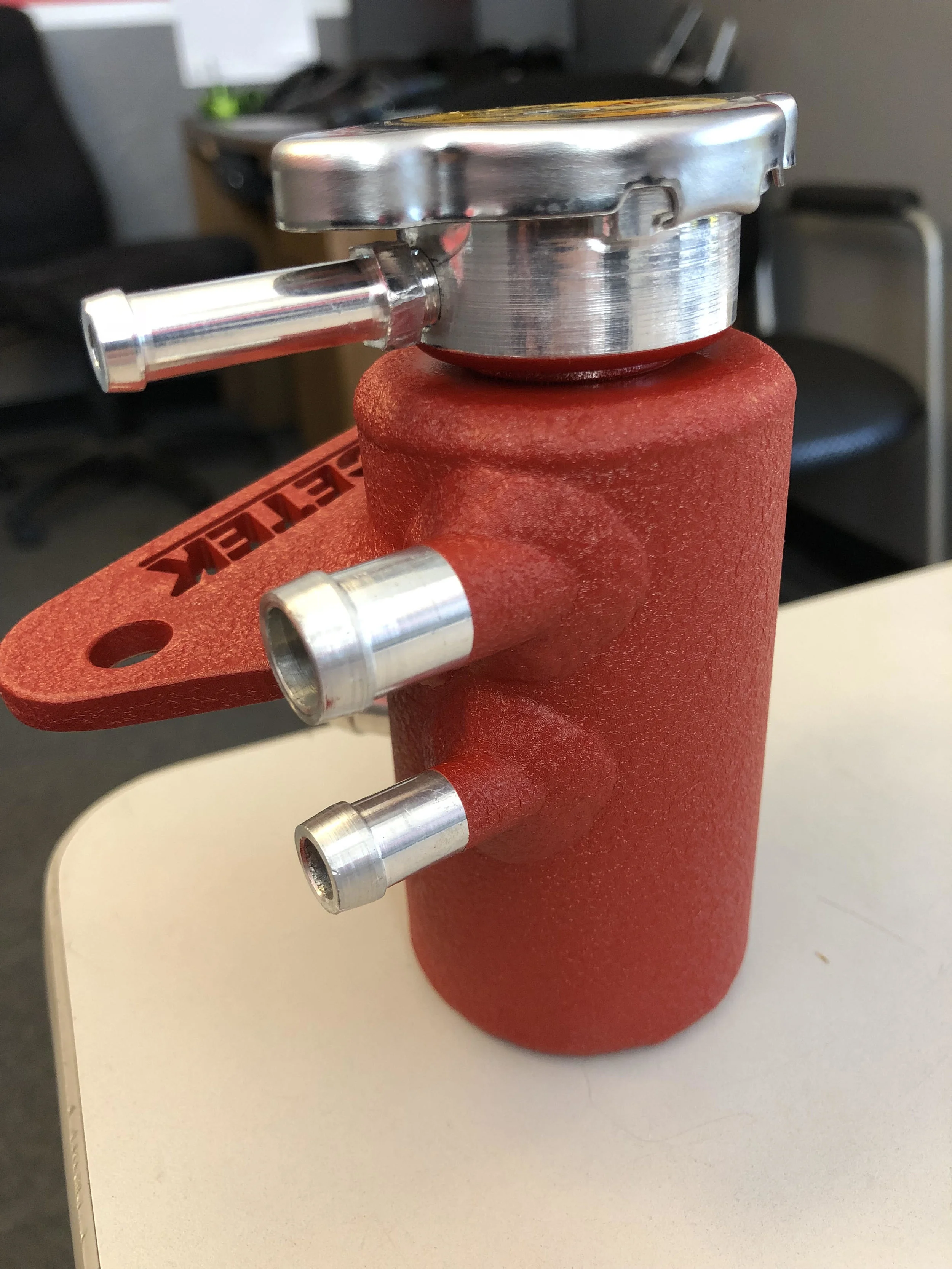 Subaru WRX STI TRU-Swirl coolant expansion tank — RACETEK Automotive Inc