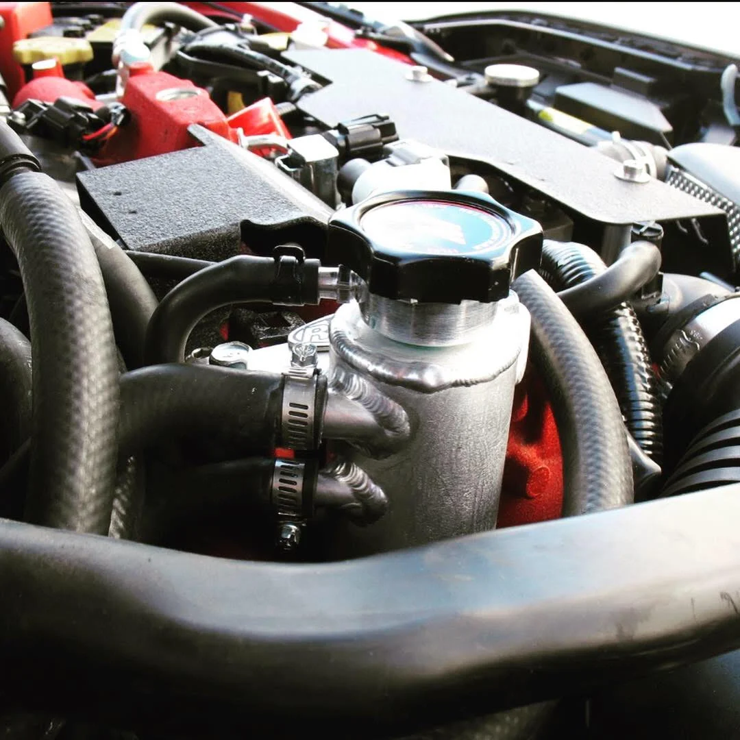 Subaru WRX STI TRU-Swirl coolant expansion tank — RACETEK Automotive Inc
