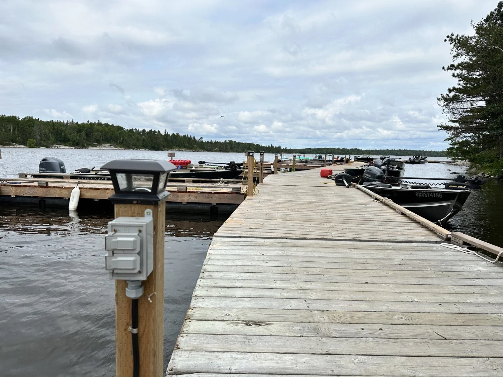 Docking System — Tamarack Island Wilderness Lodge