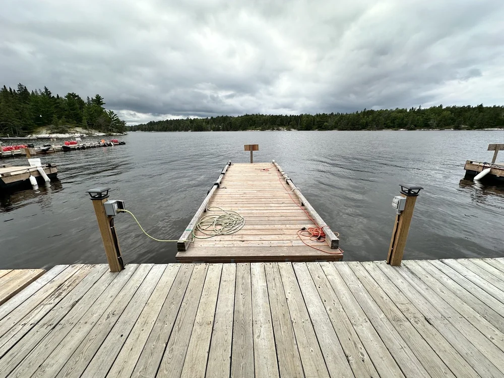 Docking System — Tamarack Island Wilderness Lodge