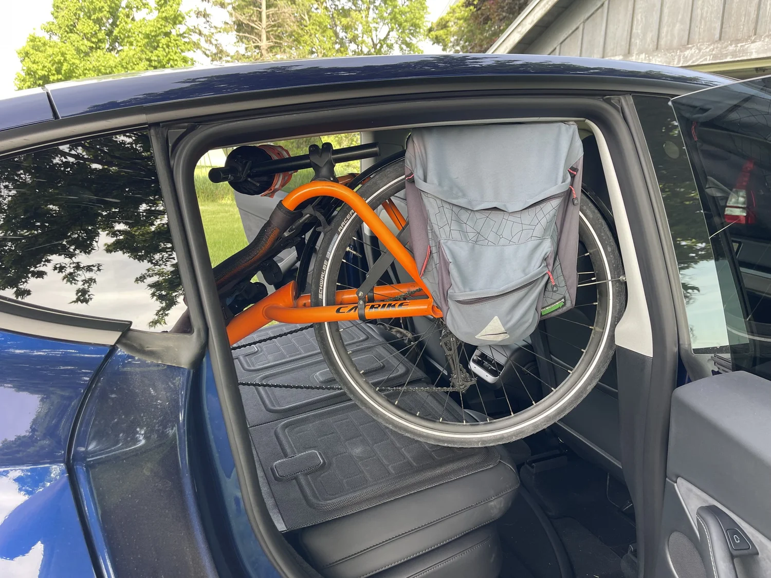 Will a Recumbent Trike Fit in a Tesla Model Y? — Applied Life