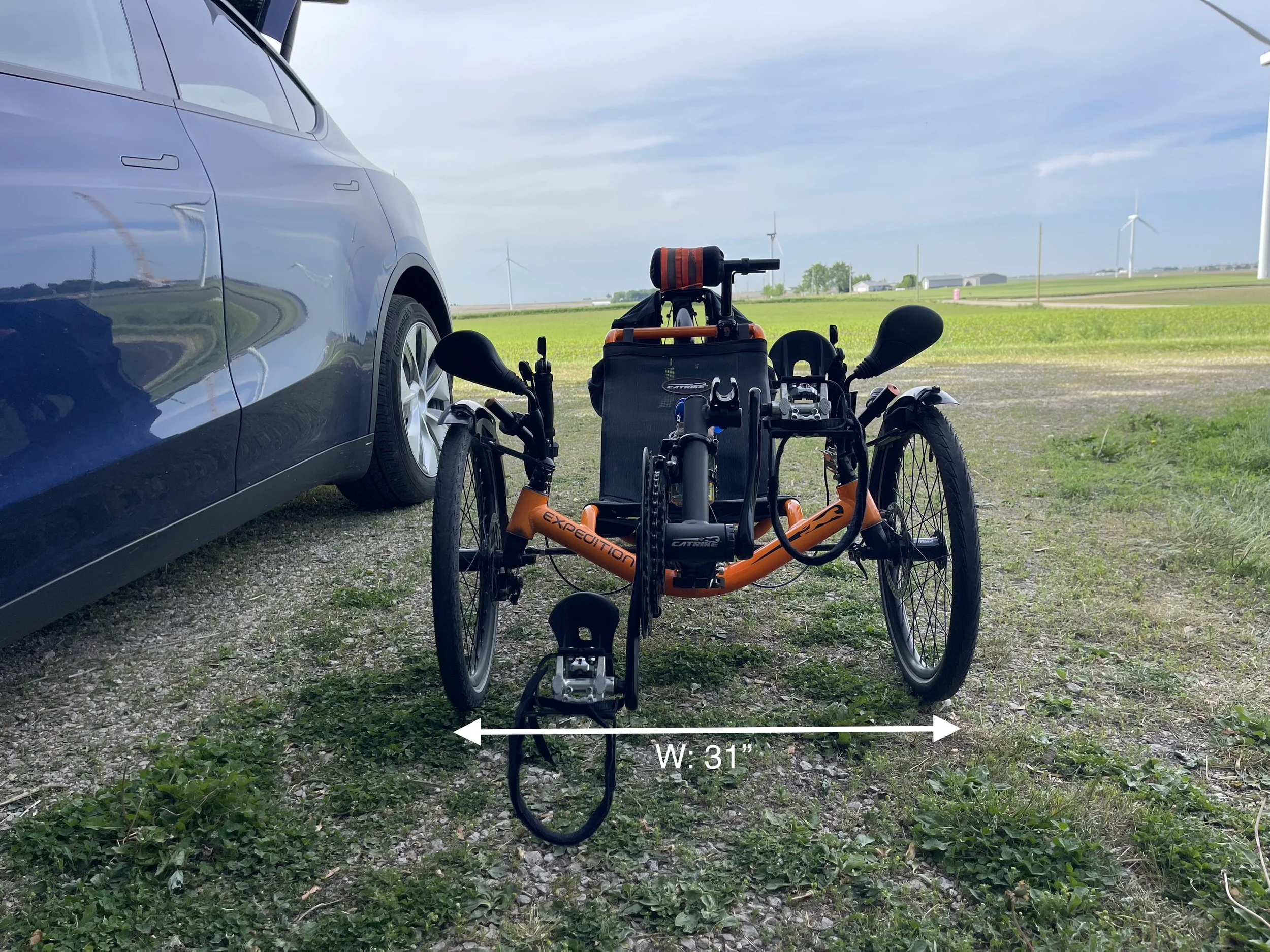 Will a Recumbent Trike Fit in a Tesla Model Y? — Applied Life
